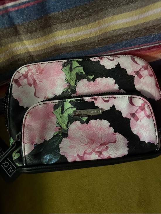 Betsey Johnson | Bags | Betsey Johnson Floral Wristlet | Poshmark